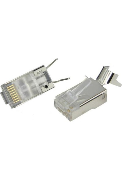 Teknogreen Cat7 Metal Konnektör (10 Lu) Teknogreen Cat7 Metal Konnektör (10 Lu)