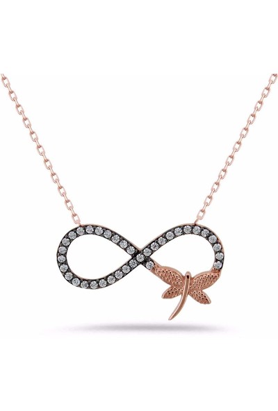 By More Yusukculu Sonsuzluk Gümüş Kolye