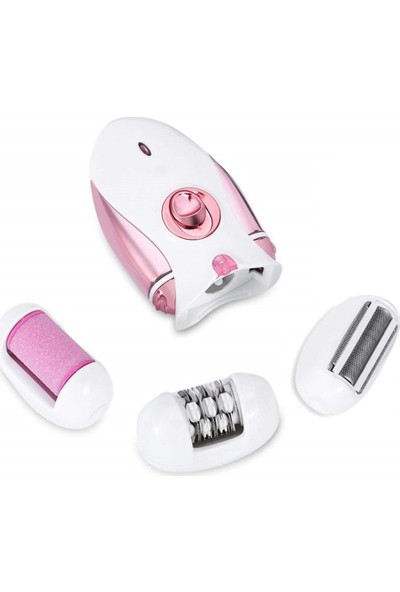 Pazariz 3 In 1 LED Işıklı Epilasyon Aleti Epilatör Cihazı Topuk Törpüsü