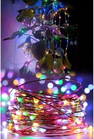 Pazariz Yeni Nesil 5 Metre Pilli Peri LED Ince Tel Dekoratif LED Rgb Pazariz Yeni Nesil 5 Metre Pilli Peri LED Ince Tel Dekoratif LED Rgb