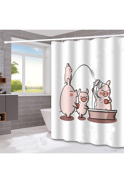 Yilegou Duş Perdesi, Domuzcuk Banyo Baskısı Almak 12 Kancalı Suya Dayanıklı Duş Perdesi Setleri, Banyo İçin Duş Perdesi, 70.8 x 70.8 İnç (Yurt Dışından) Yilegou Duş Perdesi, Domuzcuk Banyo Baskısı Almak 12 Kancalı Suya Dayanıklı Duş Perdesi Setleri, Banyo İçin Duş Perdesi, 70.8 x 70.8 İnç (Yurt Dışından)