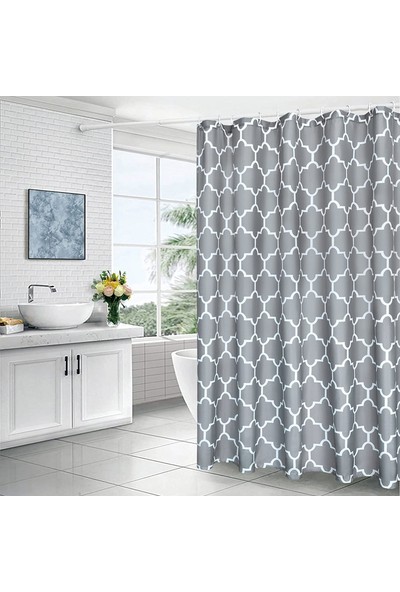 Yilegou Duş Perdesi, 12 Kancalı Su Geçirmez Duş Perdesi Setleri, Banyo İçin Duş Perdesi, 70.8 x 70.8 İnç, YL336 (Yurt Dışından) Yilegou Duş Perdesi, 12 Kancalı Su Geçirmez Duş Perdesi Setleri, Banyo İçin Duş Perdesi, 70.8 x 70.8 İnç, YL336 (Yurt Dışından)