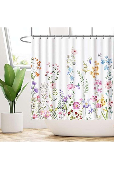 Yilegou Duş Perdesi, 12 Kancalı Su Geçirmez Duş Perdesi Setleri, Banyo İçin Duş Perdesi, 70.8 x 70.8 İnç, YL321 (Yurt Dışından) Yilegou Duş Perdesi, 12 Kancalı Su Geçirmez Duş Perdesi Setleri, Banyo İçin Duş Perdesi, 70.8 x 70.8 İnç, YL321 (Yurt Dışından)