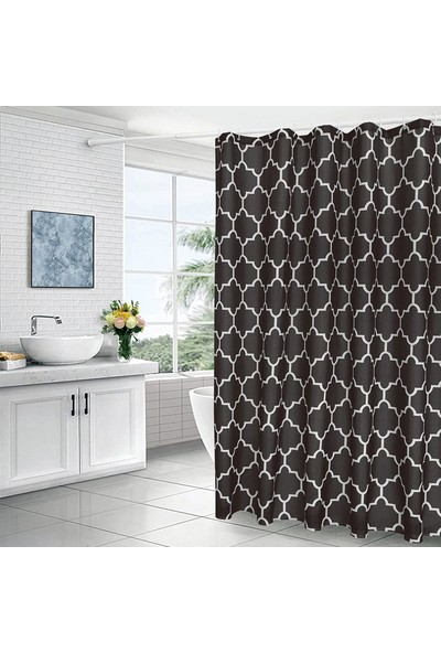 Yilegou Duş Perdesi, 12 Kancalı Su Geçirmez Duş Perdesi Setleri, Banyo İçin Duş Perdesi, 70.8 x 70.8 İnç, YL338 (Yurt Dışından) Yilegou Duş Perdesi, 12 Kancalı Su Geçirmez Duş Perdesi Setleri, Banyo İçin Duş Perdesi, 70.8 x 70.8 İnç, YL338 (Yurt Dışından)