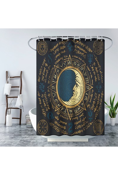 Yilegou Duş Perdesi, 12 Kancalı Su Geçirmez Duş Perdesi Setleri, Banyo İçin Duş Perdesi, 70.8 x 70.8 İnç, YL555 (Yurt Dışından) Yilegou Duş Perdesi, 12 Kancalı Su Geçirmez Duş Perdesi Setleri, Banyo İçin Duş Perdesi, 70.8 x 70.8 İnç, YL555 (Yurt Dışından)