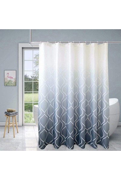 Yilegou Duş Perdesi, 12 Kancalı Su Geçirmez Duş Perdesi Setleri, Banyo İçin Duş Perdesi, 70.8 x 70.8 İnç, YL436 (Yurt Dışından) Yilegou Duş Perdesi, 12 Kancalı Su Geçirmez Duş Perdesi Setleri, Banyo İçin Duş Perdesi, 70.8 x 70.8 İnç, YL436 (Yurt Dışından)