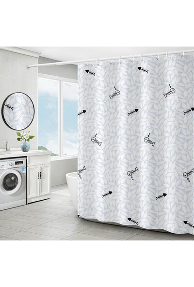 Yilegou Duş Perdesi, 12 Kancalı Su Geçirmez Duş Perdesi Setleri, Banyo İçin Duş Perdesi, 70.8 x 70.8 İnç, YL486 (Yurt Dışından) Yilegou Duş Perdesi, 12 Kancalı Su Geçirmez Duş Perdesi Setleri, Banyo İçin Duş Perdesi, 70.8 x 70.8 İnç, YL486 (Yurt Dışından)