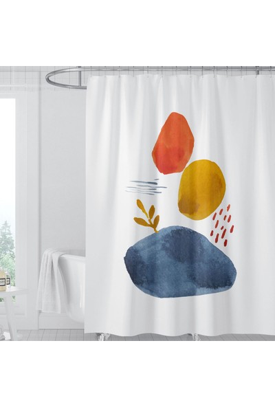 Yilegou Duş Perdesi, 12 Kancalı Su Geçirmez Duş Perdesi Setleri, Banyo İçin Duş Perdesi, 70.8 x 70.8 İnç, YL733 (Yurt Dışından) Yilegou Duş Perdesi, 12 Kancalı Su Geçirmez Duş Perdesi Setleri, Banyo İçin Duş Perdesi, 70.8 x 70.8 İnç, YL733 (Yurt Dışından)