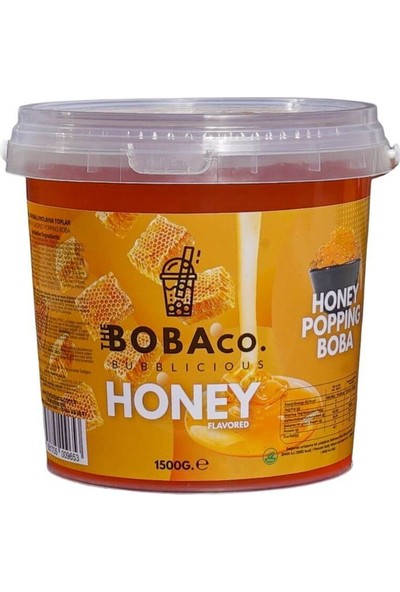 The Boba Co Bubble Tea Boba Bal (Honey) 1,5 kg The Boba Co Bubble Tea Boba Bal (Honey) 1,5 kg