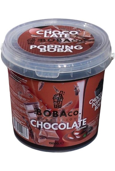 The Boba Co Bubble Tea Boba Çikolata (Chocolate) 1,5 kg The Boba Co Bubble Tea Boba Çikolata (Chocolate) 1,5 kg