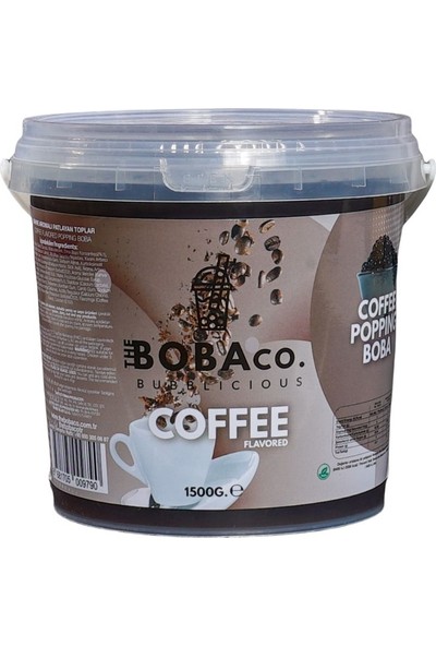 The Boba Co Bubble Tea Boba Kahve (Coffee) 1,5 kg The Boba Co Bubble Tea Boba Kahve (Coffee) 1,5 kg