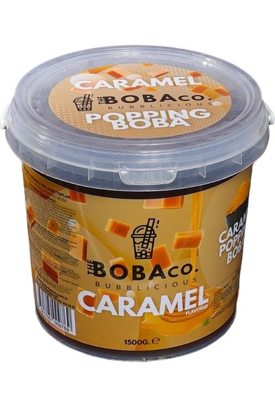 The Boba Co Bubble Tea Boba Karamel (Caramel) 1,5 kg The Boba Co Bubble Tea Boba Karamel (Caramel) 1,5 kg