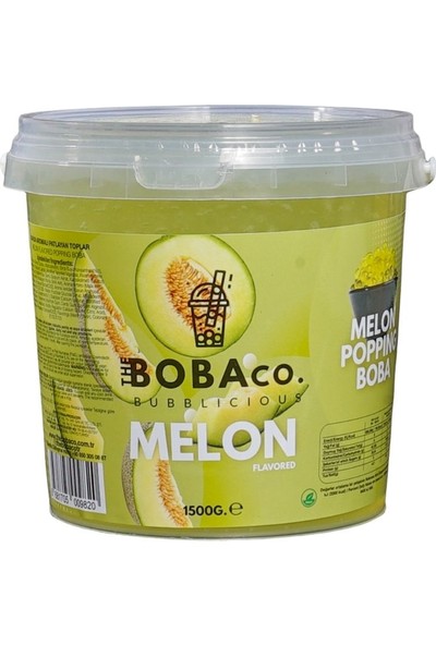 The Boba Co Bubble Tea Boba Kavun (Melon) 1,5 kg The Boba Co Bubble Tea Boba Kavun (Melon) 1,5 kg