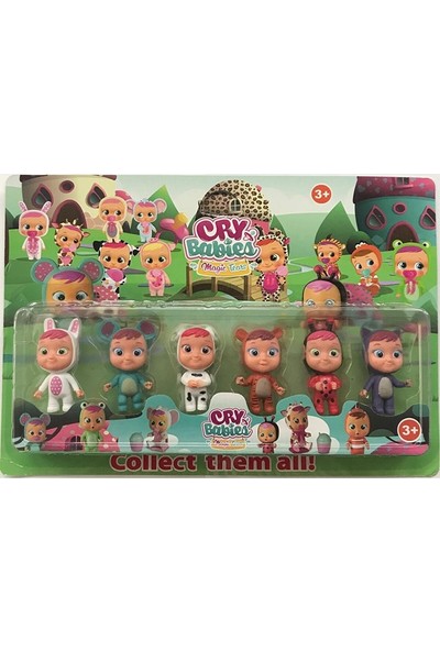 Cry Babies 6 Lı Figür Oyuncak Set