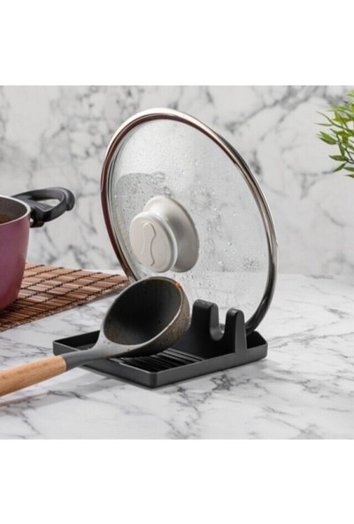 Popico Tencere Kapak Tutucu ve Kaşıklık Standı