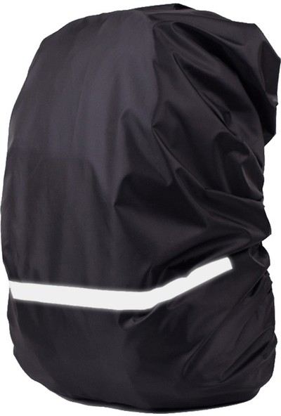 Generic Yansıtıcı Işık Suya Dayanıklı Yağmur Örtüsü Siyah (Yurt Dışından)