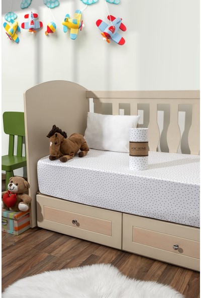 Denizli Concept Lego 2'li Lastikli Bebek Çarşafı 70*140
