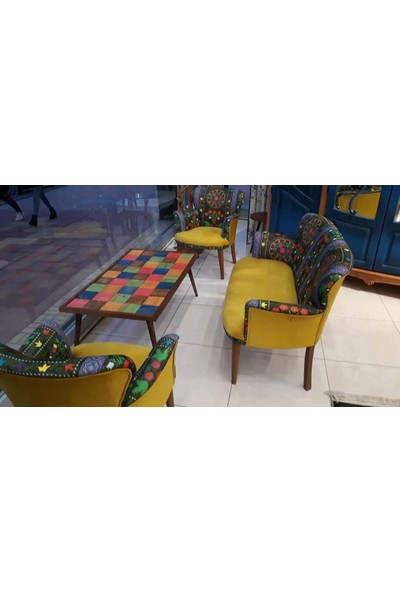 Çay Seti Koltuk Takımı Oturma Grubu Balkon Cafe Ofis 2+1+1 Çay Seti Koltuk Takımı Oturma Grubu Balkon Cafe Ofis 2+1+1