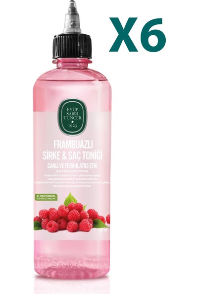 Eyüp Sabri Tuncer Frambuazlı Sirke & Saç Toniği 500 Ml X 6