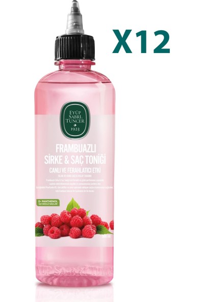 Eyüp Sabri Tuncer Frambuazlı Sirke & Saç Toniği 500 Ml X 12