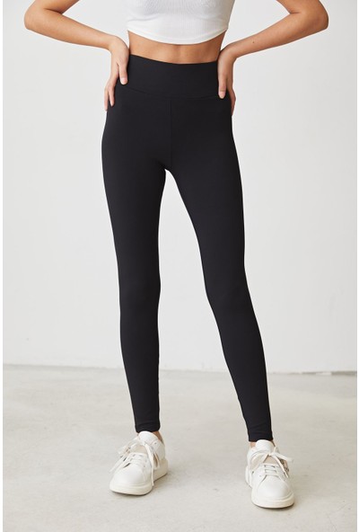 BY H Geniş Korsajlı Tayt-Siyah BY H Geniş Korsajlı Tayt-Siyah