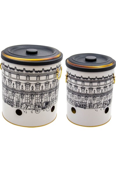 Evle ERB23T9 Patates-Soğan Saklama Kabı 2 Li Set, City Evle ERB23T9 Patates-Soğan Saklama Kabı 2 Li Set, City
