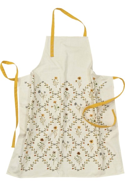 Taç Boutique Pamuk Mutfak Önlüğü Avril Ekru Taç Boutique Pamuk Mutfak Önlüğü Avril Ekru