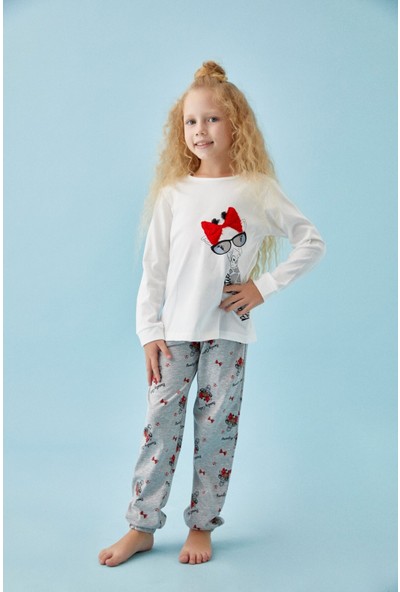 Suwen Graffe Çocuk Pijama Takımı