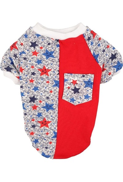 Pati Evi Yıldız Kedi & Köpek T-Shirt Medium