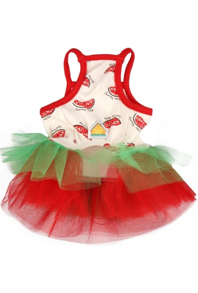 Pati Evi Karpuz Kedi & Köpek Elbise Xlarge