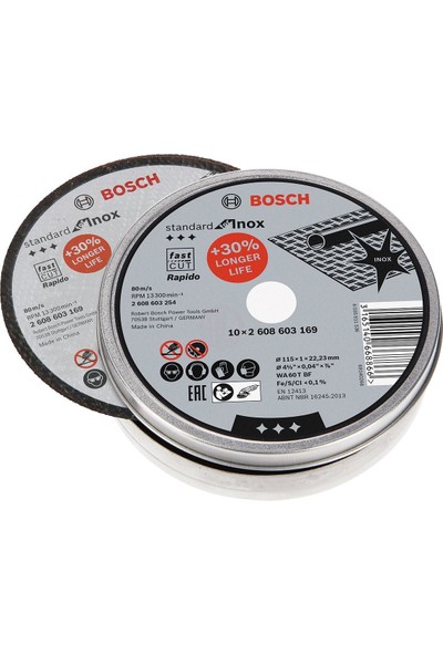 Sd Inox Rapido Kesme Taşı 115*1,0 mm - 10 Adet Sd Inox Rapido Kesme Taşı 115*1,0 mm - 10 Adet