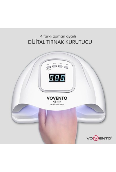 Vovento X5 -150 W Kalıcı Oje ve Protez Tırnak Kurutucu