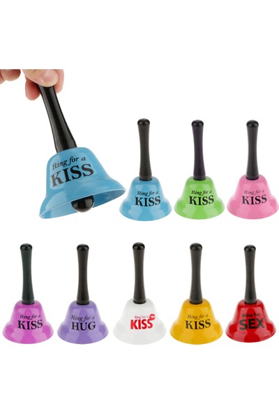 Metal Renkli Mini El Çanı Zil