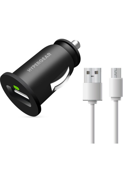 Hypergear 2.1A 2x Hızlı Araç Şarj Aleti Set Micro Kablo Siyah Hypergear 2.1A 2x Hızlı Araç Şarj Aleti Set Micro Kablo Siyah
