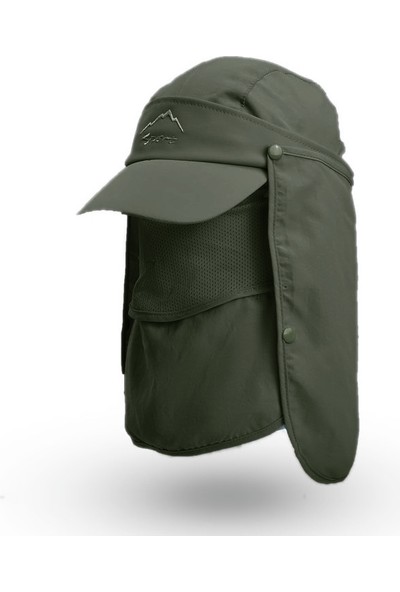 Yuekeda Çok Fonksiyonlu Güneş Şapkası Yeşil (Yurt Dışından)