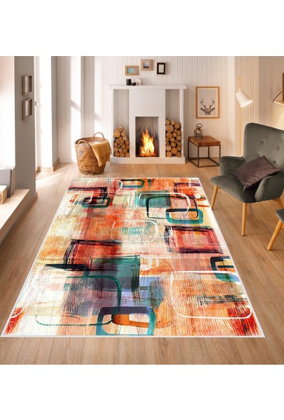 Md-Life Home Yıkanabilir Dijital Baskılı Kaymaz Taban Halı Md-Life Home Yıkanabilir Dijital Baskılı Kaymaz Taban Halı