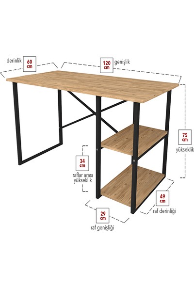 Çalışma Masası Bilgisayar Masası Ofis Ders Yemek Masası