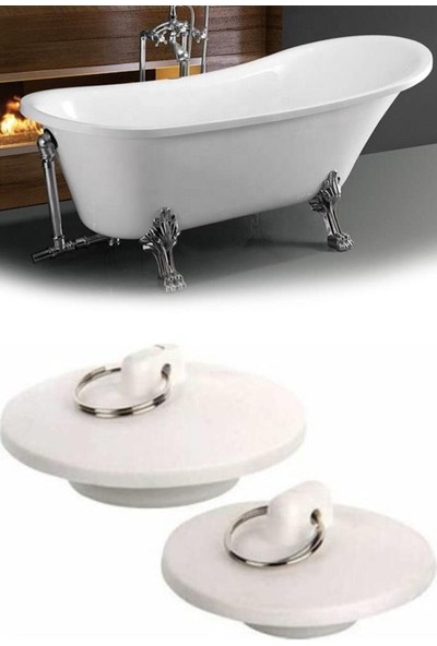 Optana Banyo Küvet Lavabo Tıpası Lavabo Gider Tıkacı Banyo Gider Tıpası 2 Li