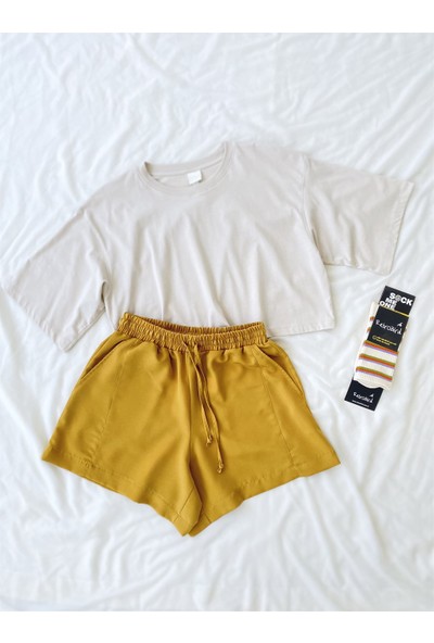 Retrobird 3'lü Petite Şort Set Kadın Çok Renkli