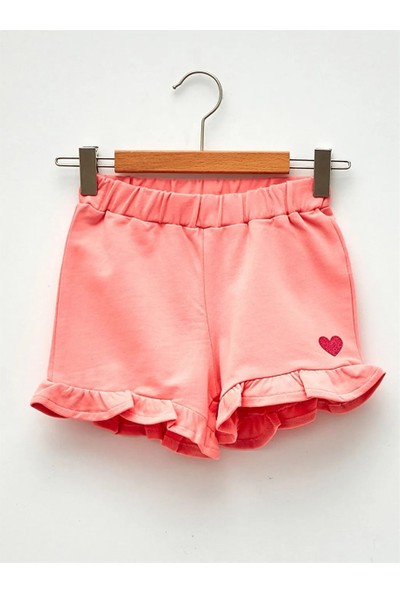 Miniko Kids Kız Çocuk Beli Lastikli Bebek Pamuk Şort