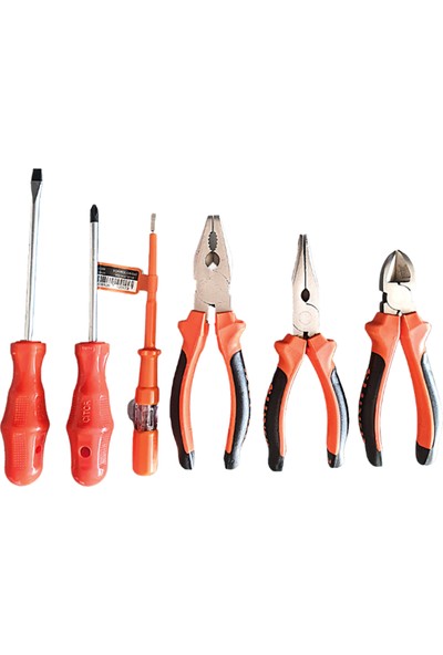 Super Tornevida ve Pense Set-6'lı Takım Super Tornevida ve Pense Set-6'lı Takım