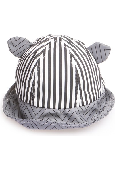 Seal Yaz Kız Bebek Şapkası Kulaklı