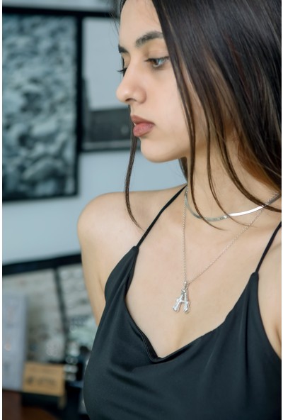 Artisan By Sıla Bacak Ithal Yassı Kolye