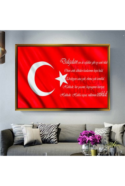 Giyense Altın Çerçeveli Duvar Tablosu 1441