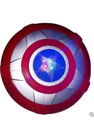 Avengers Kaptan Amerika Sesli Işıklı 30 cm Tutmalı Kalkan Captain America