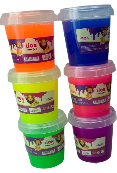 Hobimtek Slime Oyun Jeli 6 Lı Set Eğitici Oyun Seti 160GR x 6 Birinci Kalite Slime Hobimtek Slime Oyun Jeli 6 Lı Set Eğitici Oyun Seti 160GR x 6 Birinci Kalite Slime