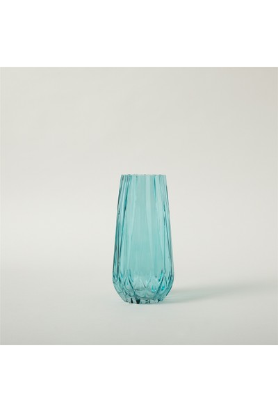 Chakra Margot Cam Vazo 13X25 cm Aqua Chakra Margot Cam Vazo 13X25 cm Aqua