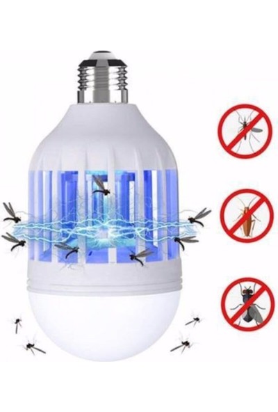 Pazariz 2si 1 Arada Sinek Öldürücü LED Ampul 15 Watt