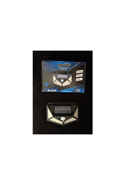 Hero Led 100 Ledli Beyaz Işık Güneş Enerjili Sensörlü Duvar Tipi Armatür Hero Led 100 Ledli Beyaz Işık Güneş Enerjili Sensörlü Duvar Tipi Armatür