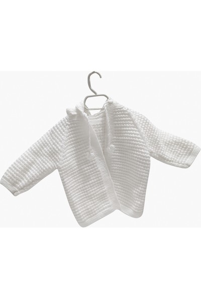 Berat Express El Örgüsü Beyaz Kazak